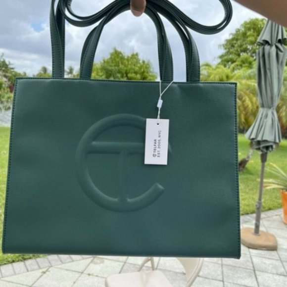 Telfar | Bags | Telfar Medium Dark Green Shopping Bag | Poshmark